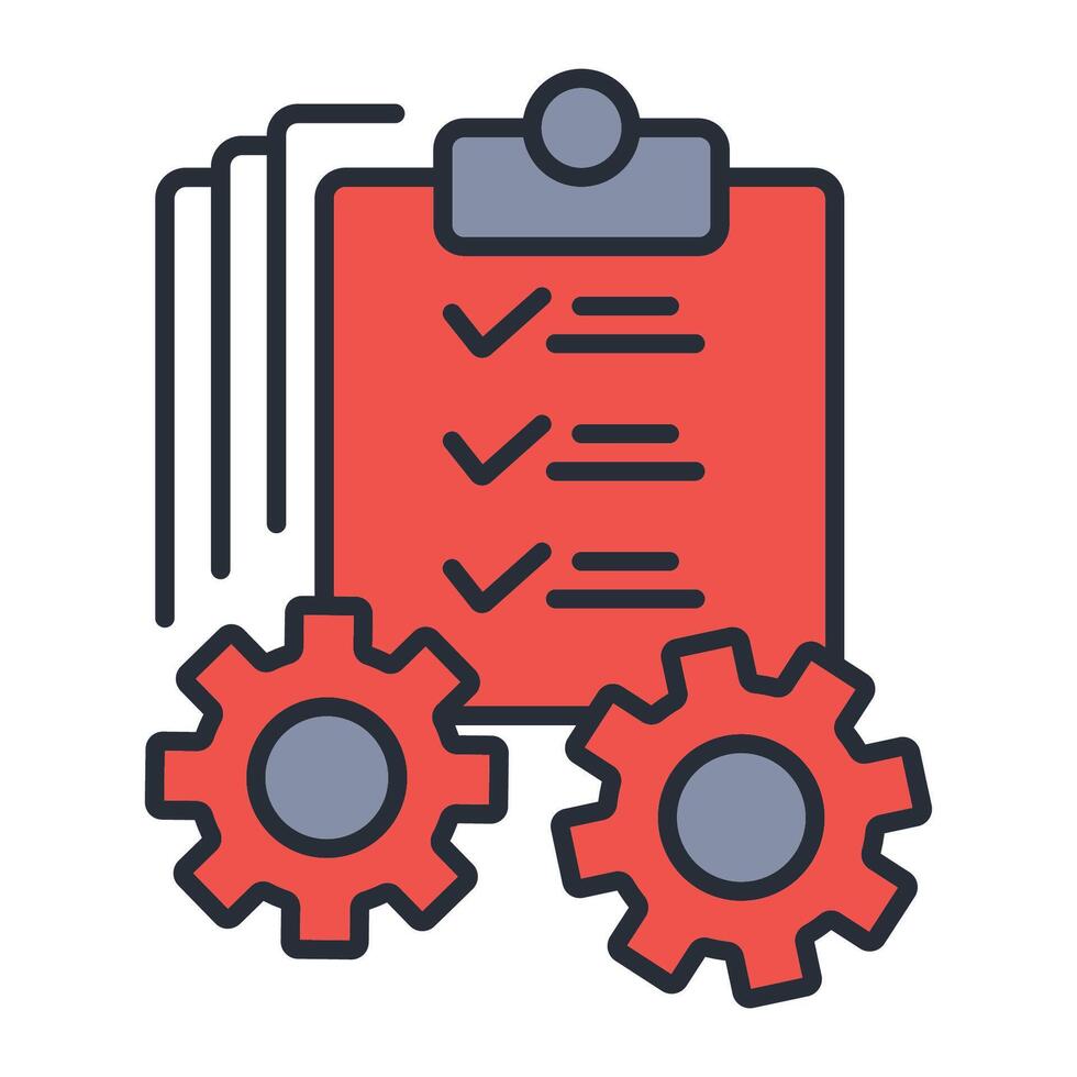 specification icon.. .Editable stroke.linear style sign for use web ...
