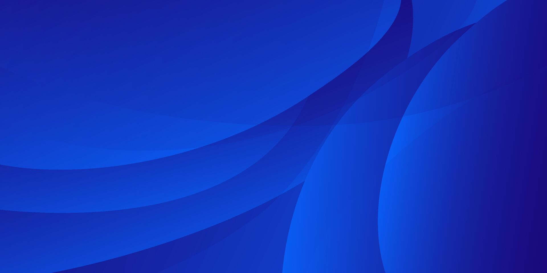 Abstract gradient wave blue background with simple shapes elements. Colorful blue design ...