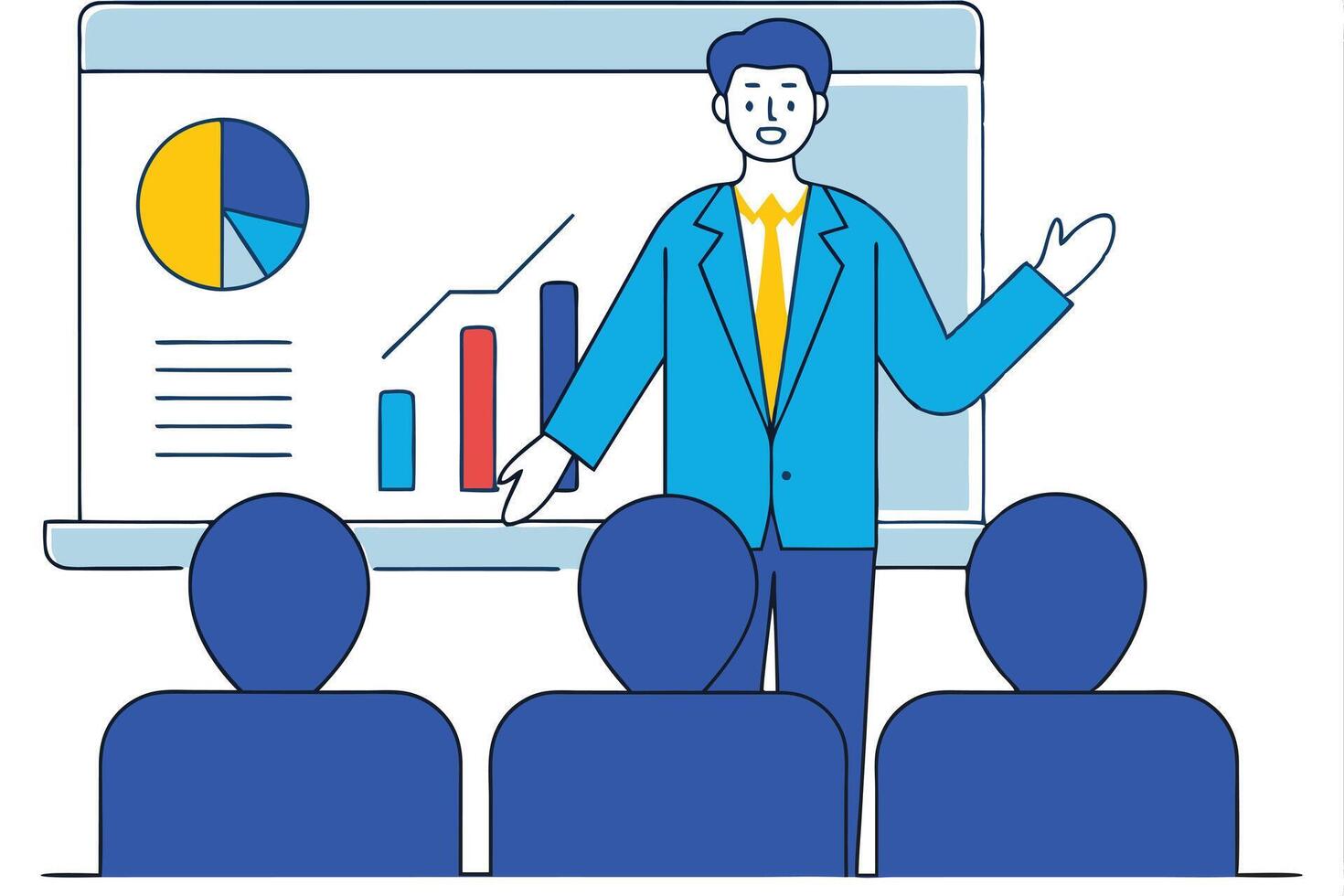 Business Presentation Data Analysis, Charts, Graphs, Meeting, Strategy ...