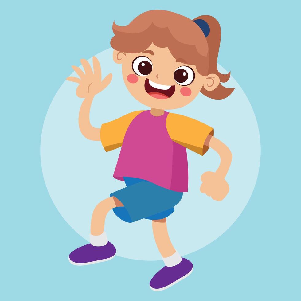 cute girl happy kids illustration 54945709 Vector Art at Vecteezy cute girl happy kids illustration 54945709 Vector Art at Vecteezy
