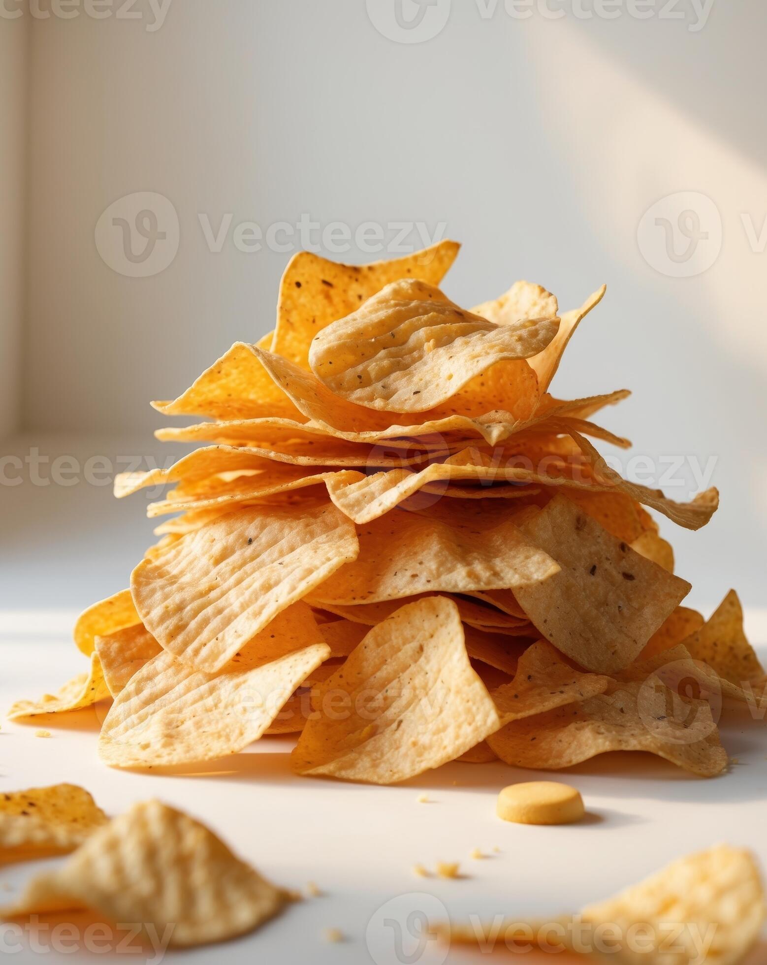 A Delicious Pile of Crunchy Tortilla ChipsA Delicious Pile of Crunchy Tortilla Chips. 54959224 ...