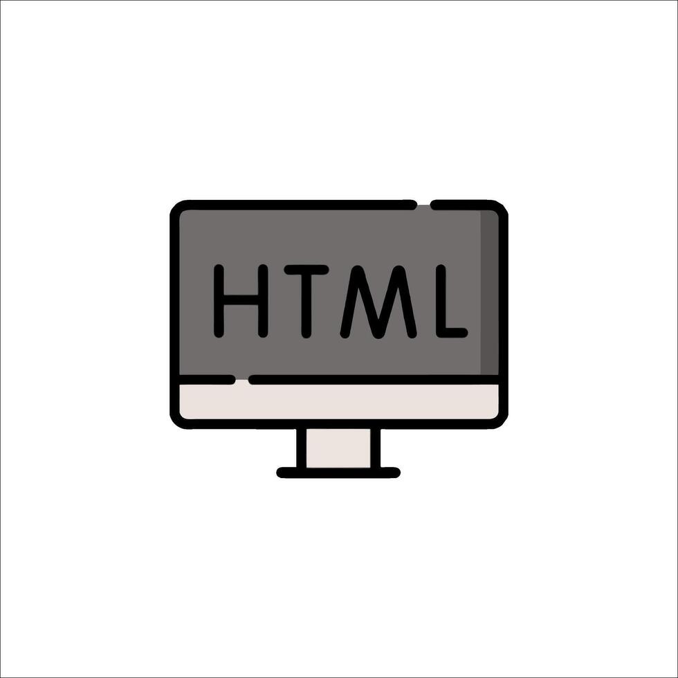 Html web development icon illustration 54975785 Vector Art at Vecteezy