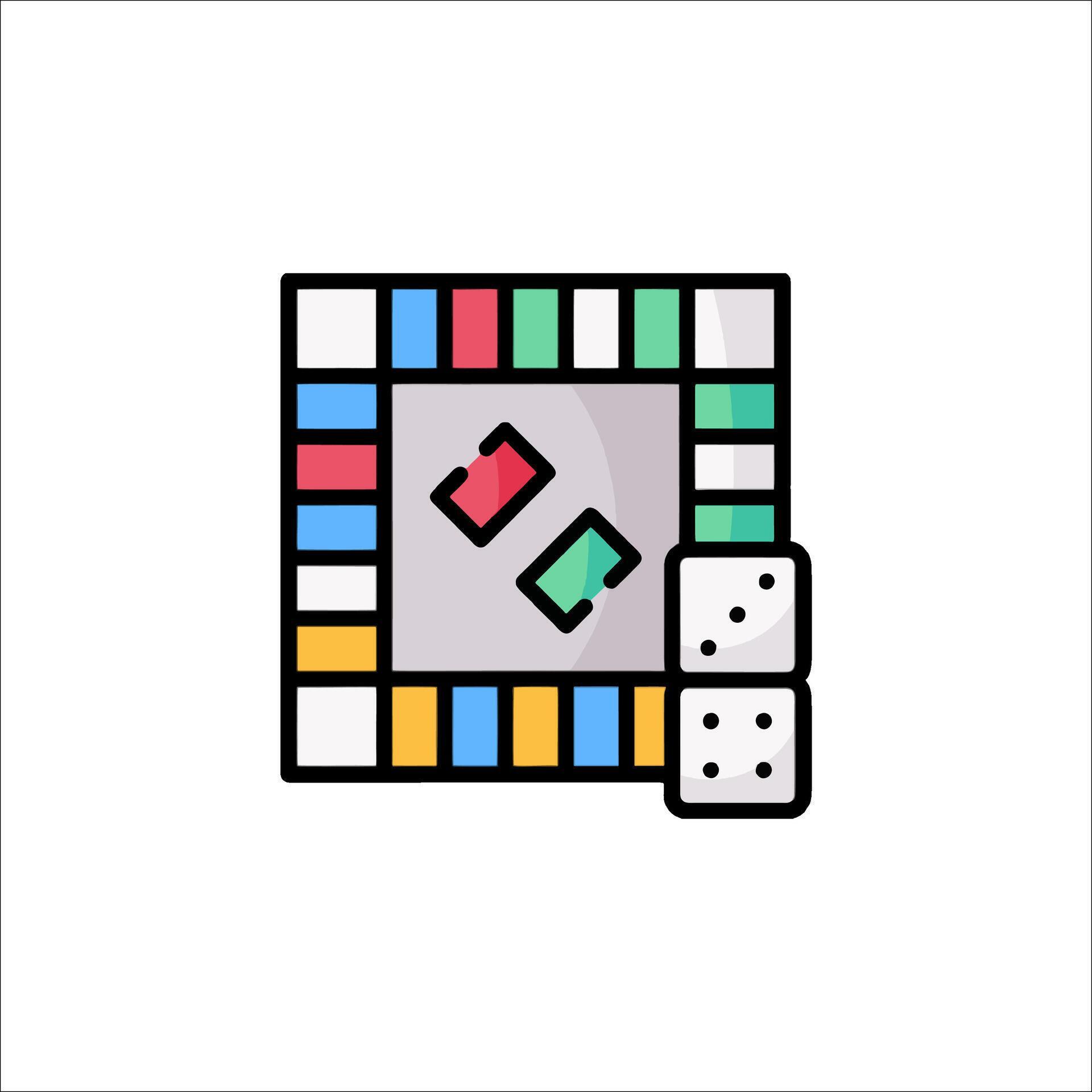 A board game with dice and pieces on it 54976701 Vector Art at Vecteezy