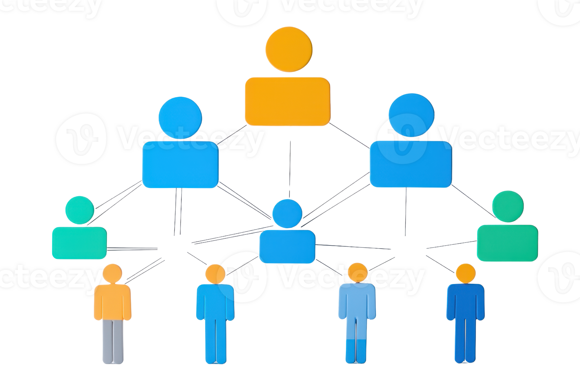 A diagram illustrating a hierarchical structure with figures ... A diagram illustrating a hierarchical structure with figures ...