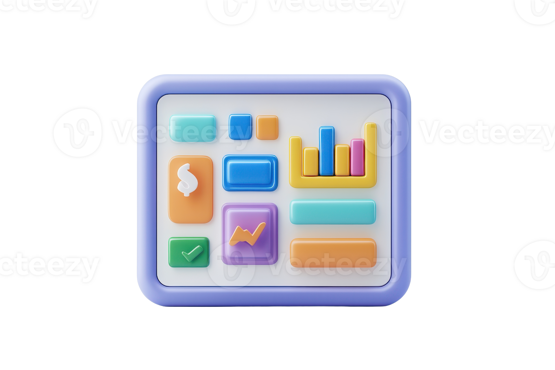 A Colorful Modern Dashboard Design Featuring Various Data Visualizations And Metrics Including