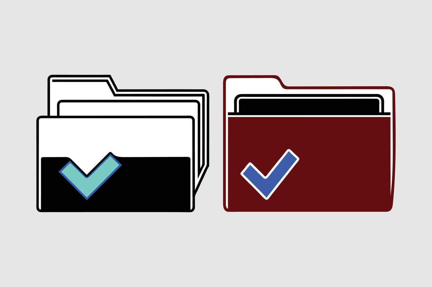 Folder flat design icon. 54988370 Vector Art at Vecteezy