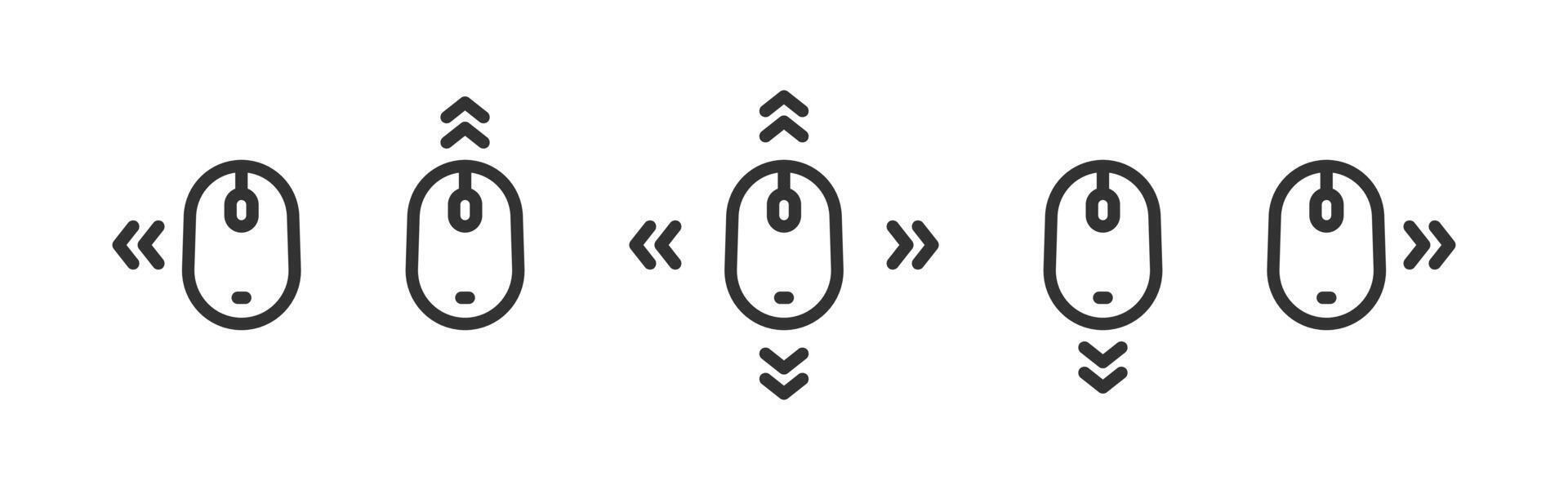 Computer mouse icon. Device scroll. Mouse cursor pointer. 54989524 ...