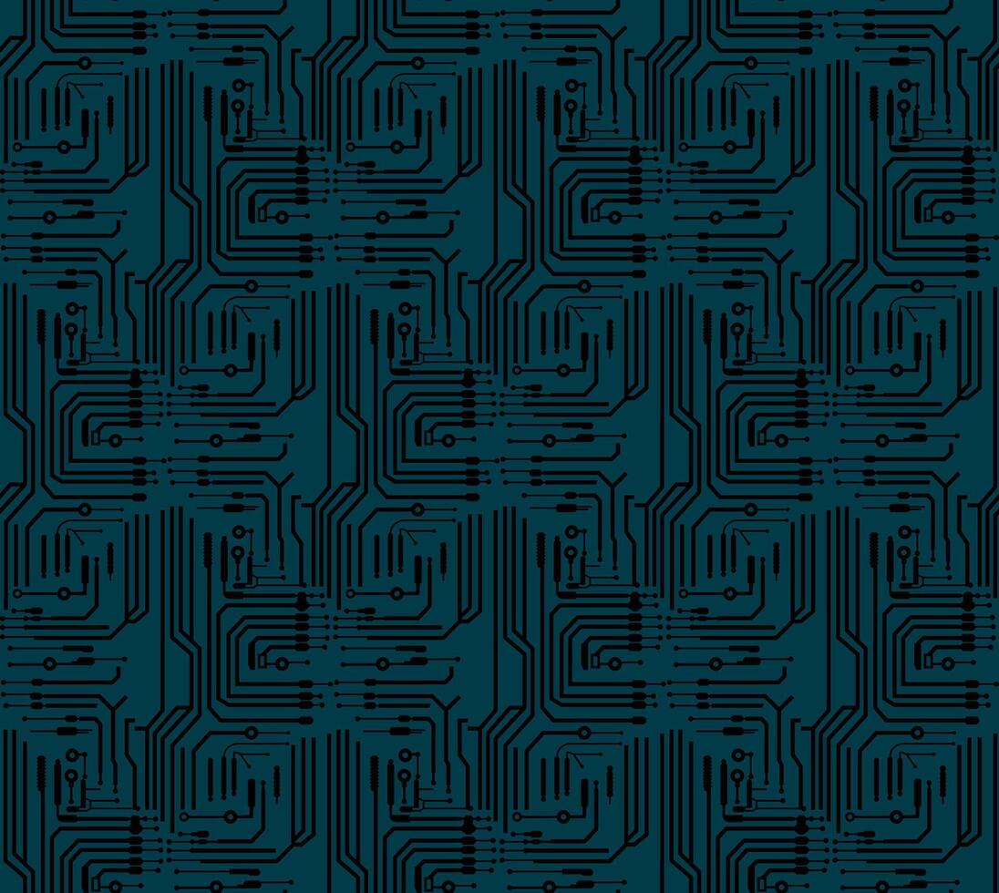 circuit board seamless pattern backround 54989918 Vector Art at Vecteezy