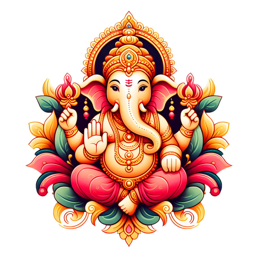 illustration of lord Ganesh or Ganpati bappa 55027609 PNG