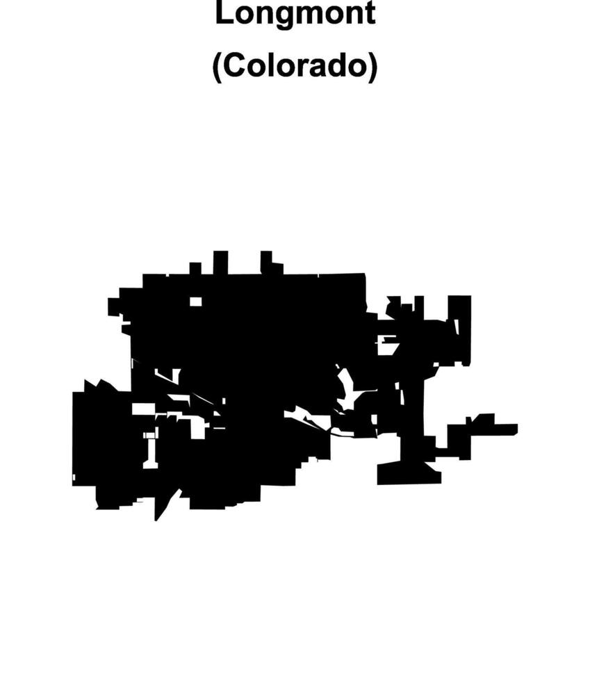 Longmont, Colorado blank outline map 55035297 Vector Art at Vecteezy Longmont, Colorado blank outline map 55035297 Vector Art at Vecteezy
