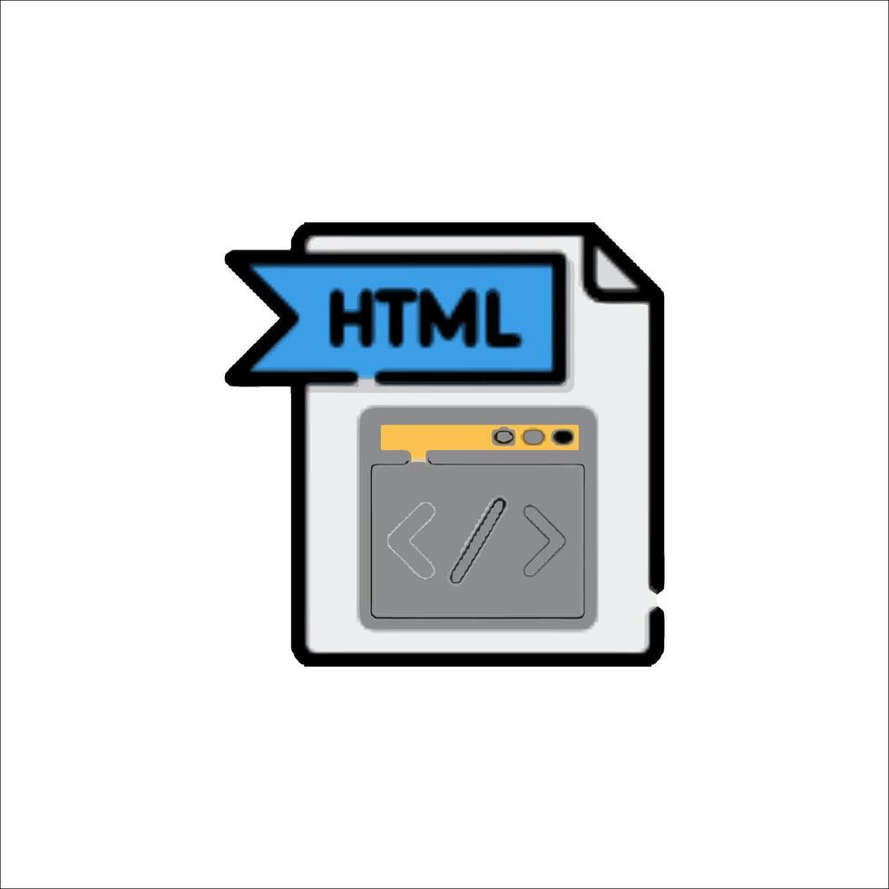 Html5 icon illustration 55036590 Vector Art at Vecteezy