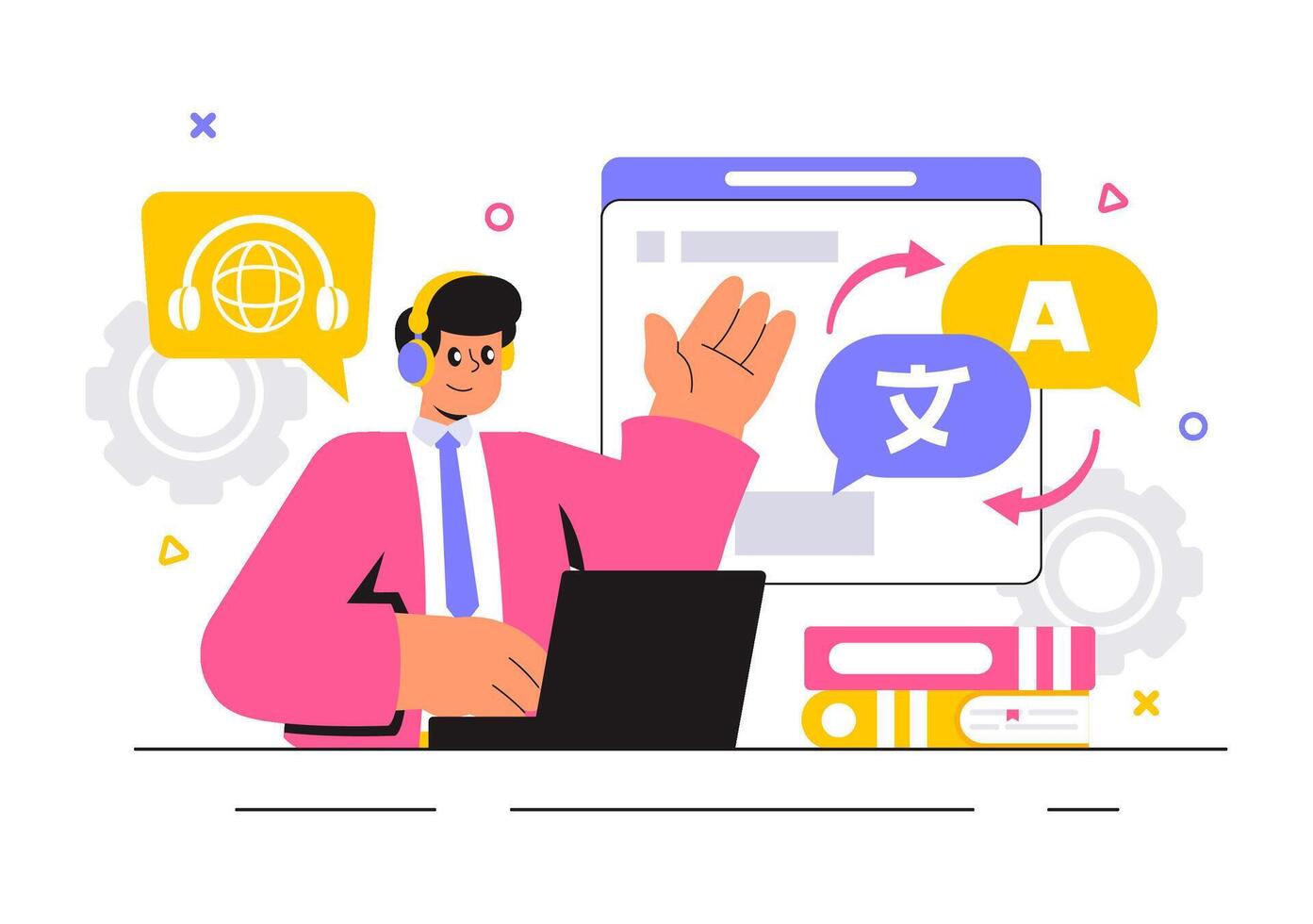 Language Translator Service Concept with Multilanguage Support for ...