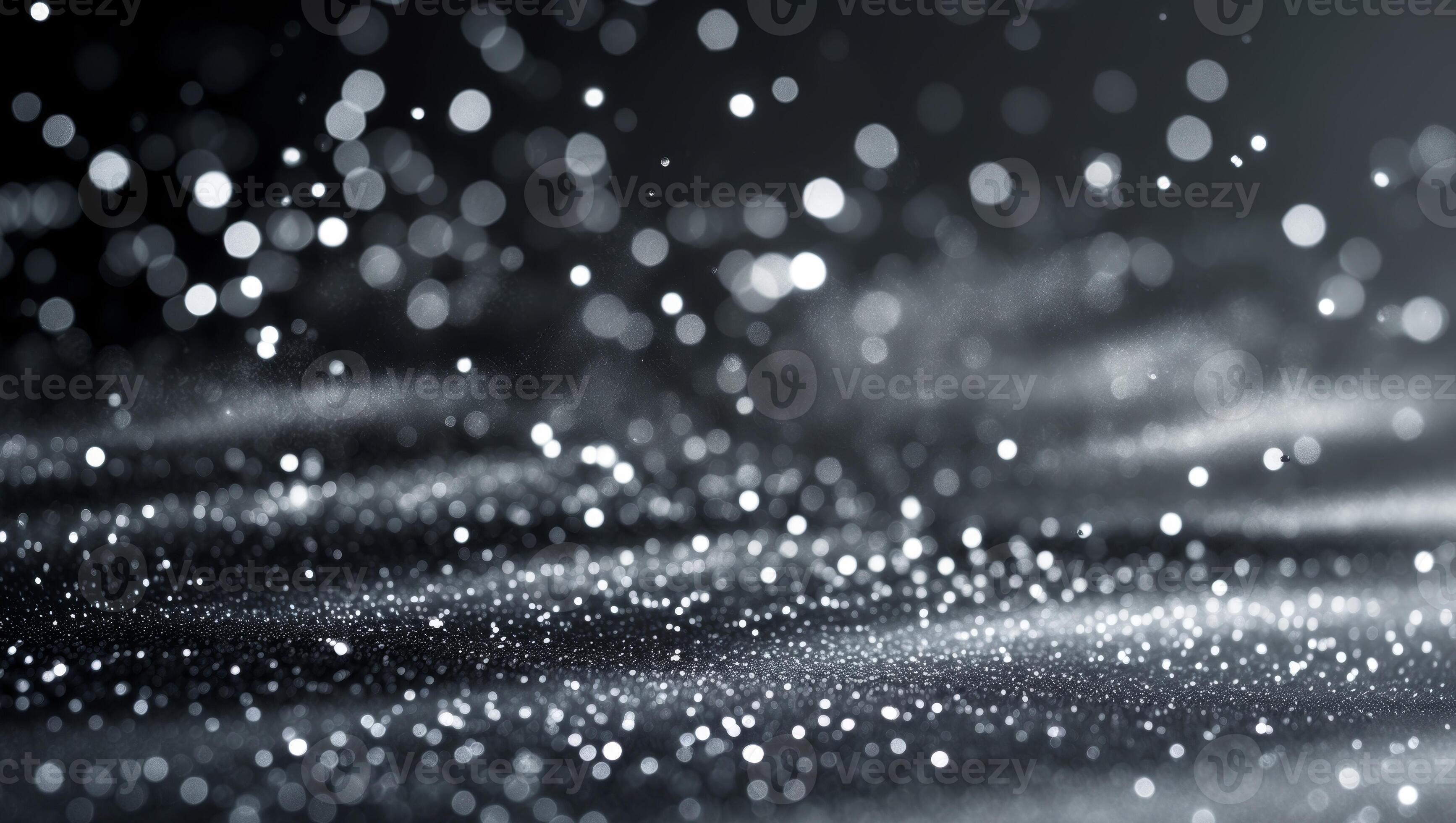 Abstract silver glitter sparkle on black background. 55046984 Stock Photo at Vecteezy