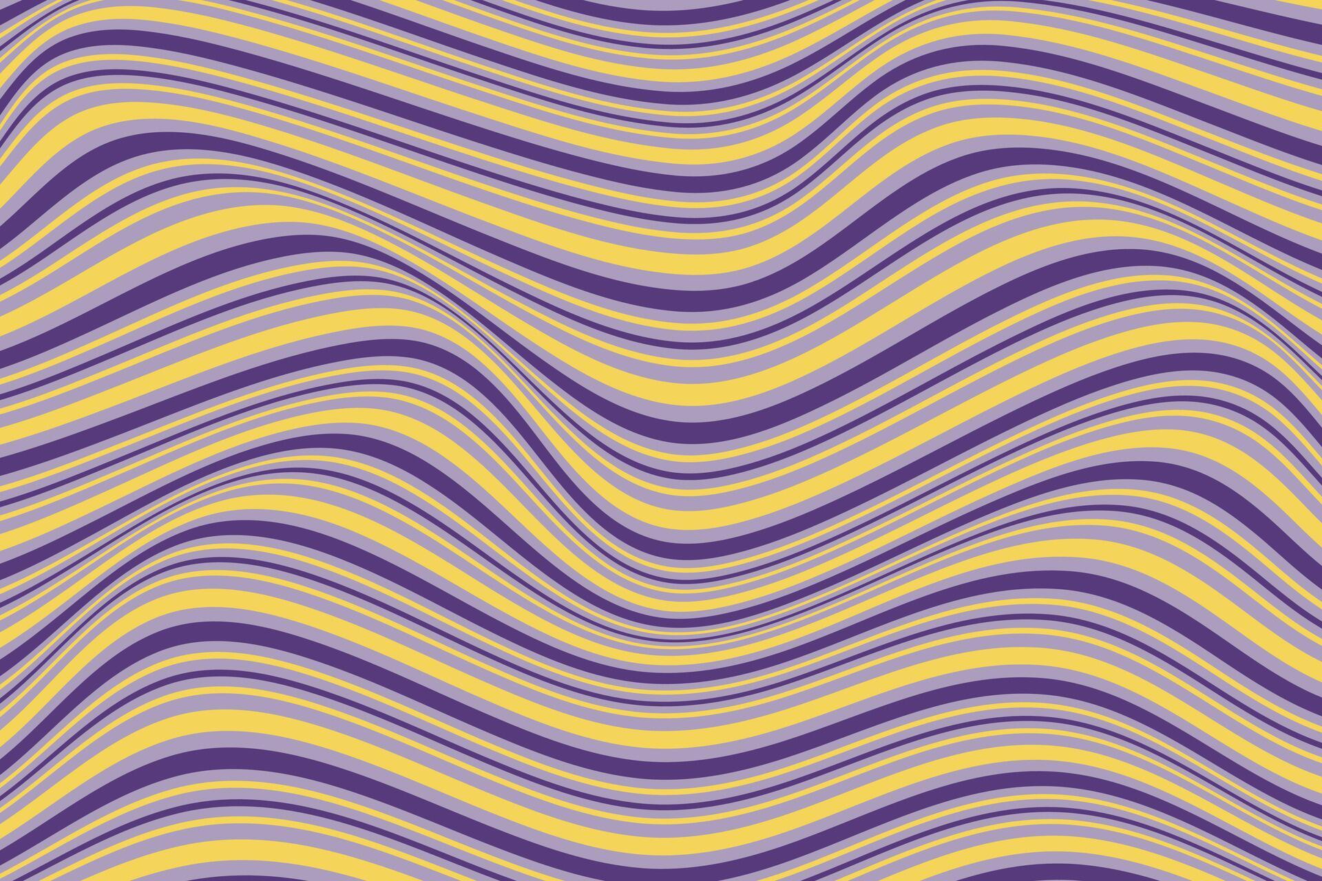 simple abstract yellow blue color wavy distort line pattern wavy purple and yellow stripes ...