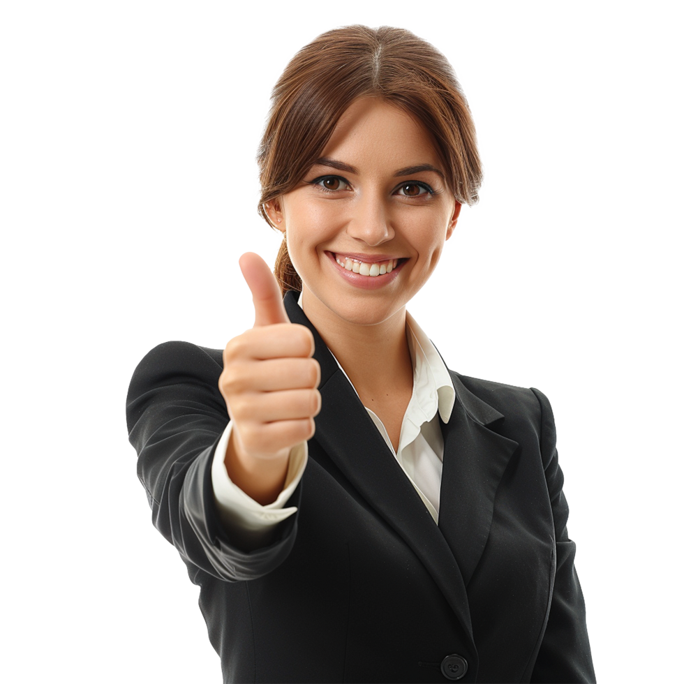Businesswoman Showing Thumbs Up Success Approval Positive 55069584 PNG Businesswoman Showing Thumbs Up Success Approval Positive 55069584 PNG