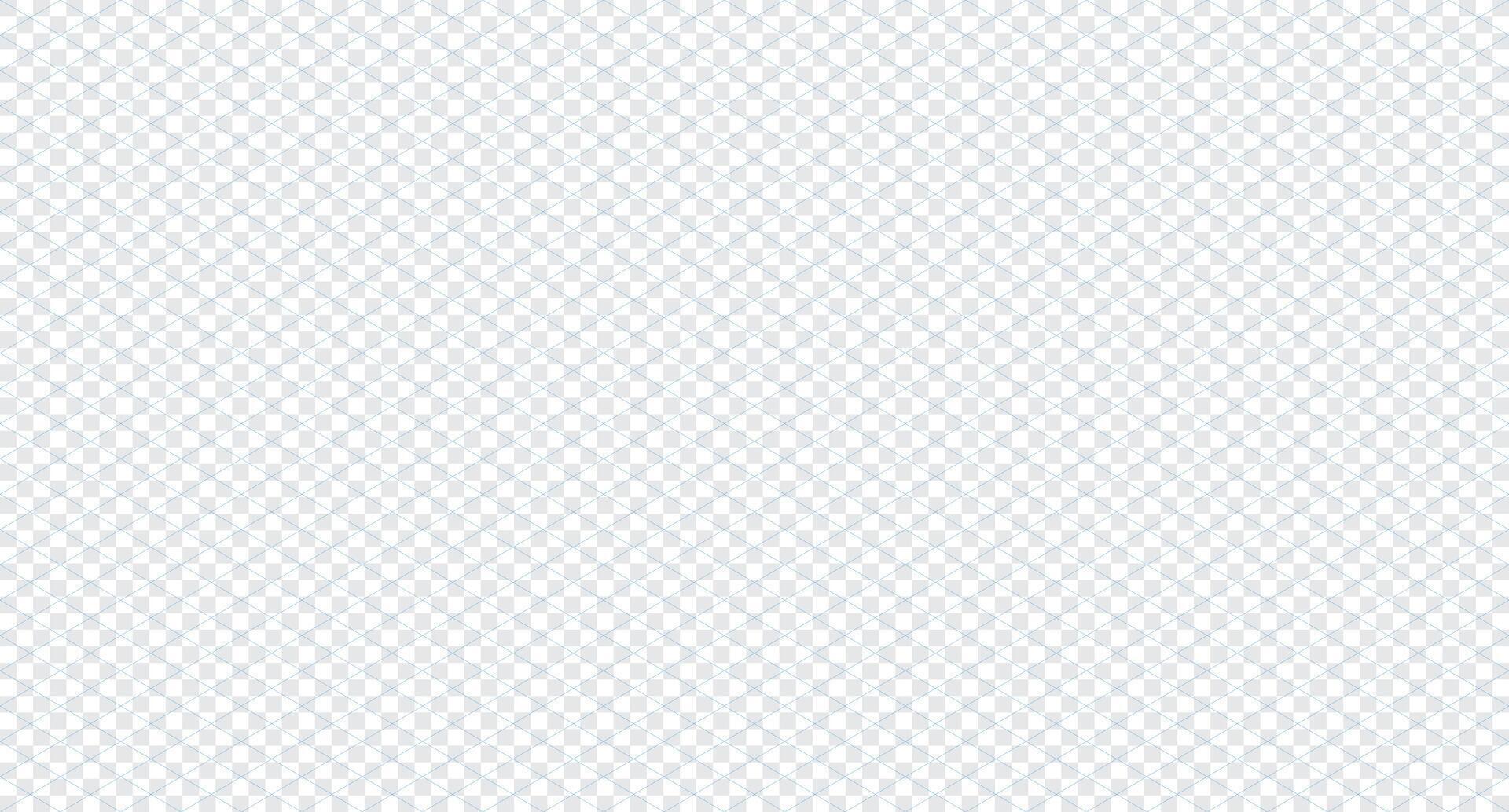 Template Isometric Grid Seamless Pattern Blue Isometric Grid Outline Isometric Graph Template