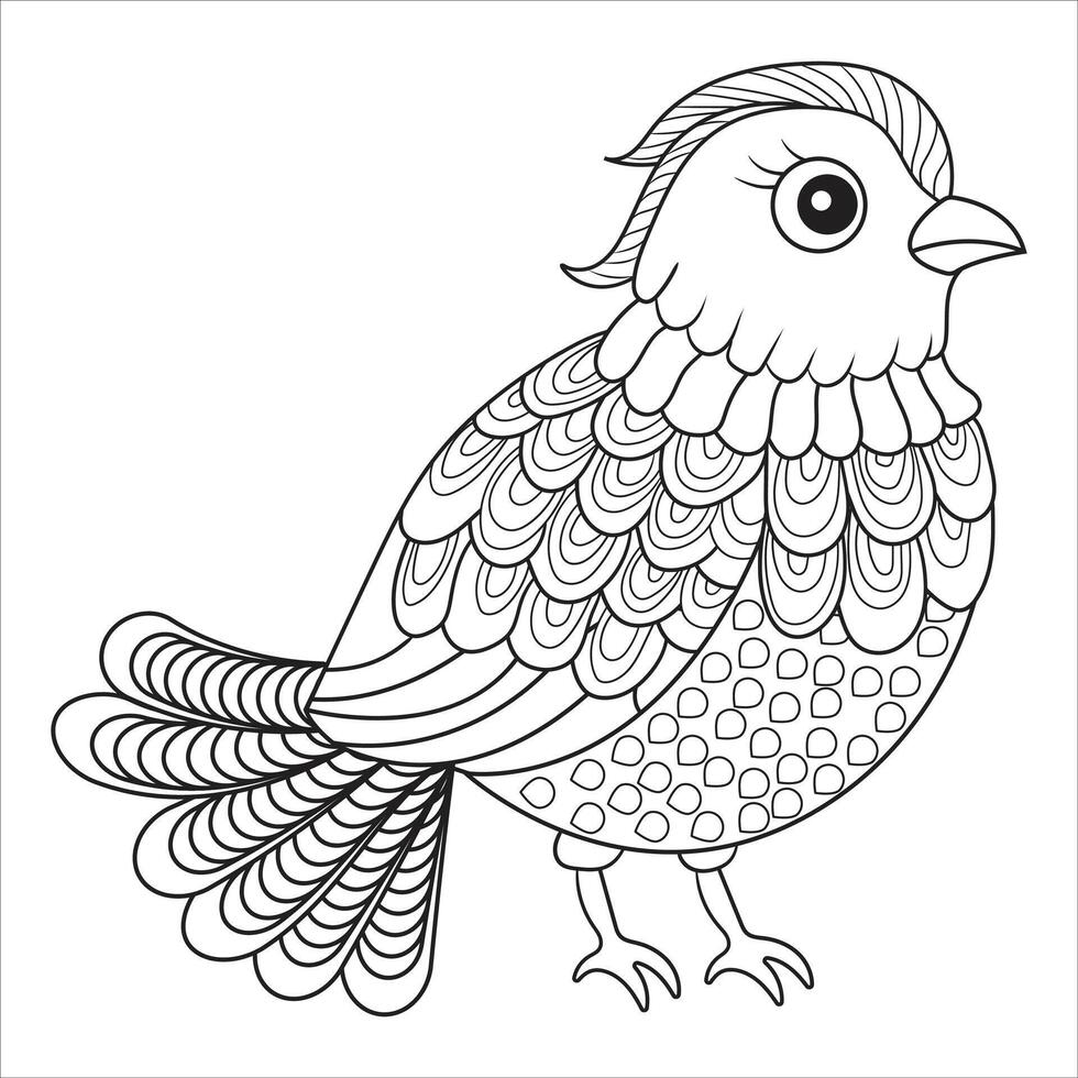 songbird coloring pages free