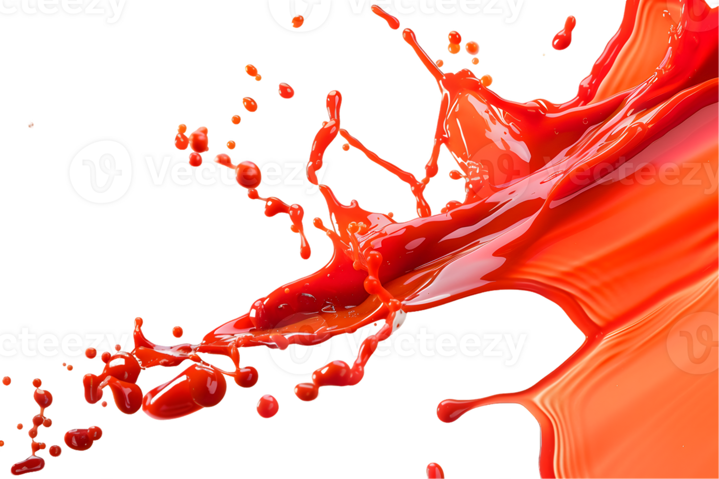 Dynamic Red Liquid Splash Energetic Abstract Composition 55081316 PNG