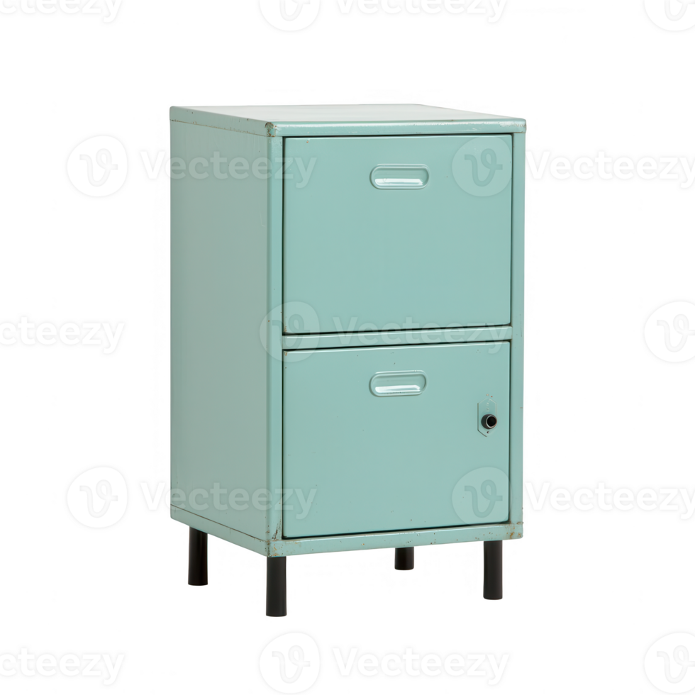 Stylish mint green metal filing cabinet with modern design and ample ... Stylish mint green metal filing cabinet with modern design and ample ...