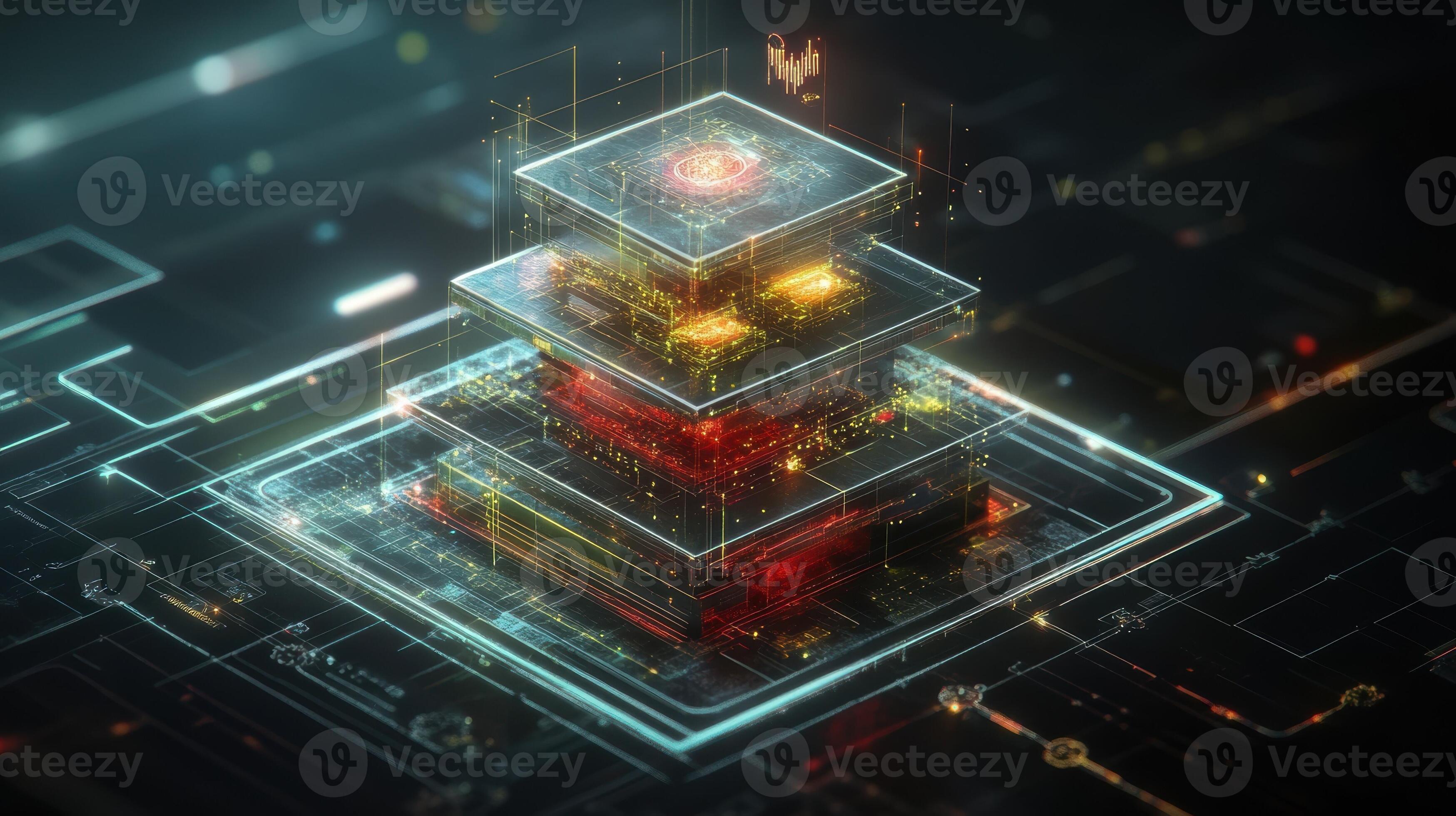 Quantum computer processing data in futuristic server room 55098541 Stock Photo at Vecteezy