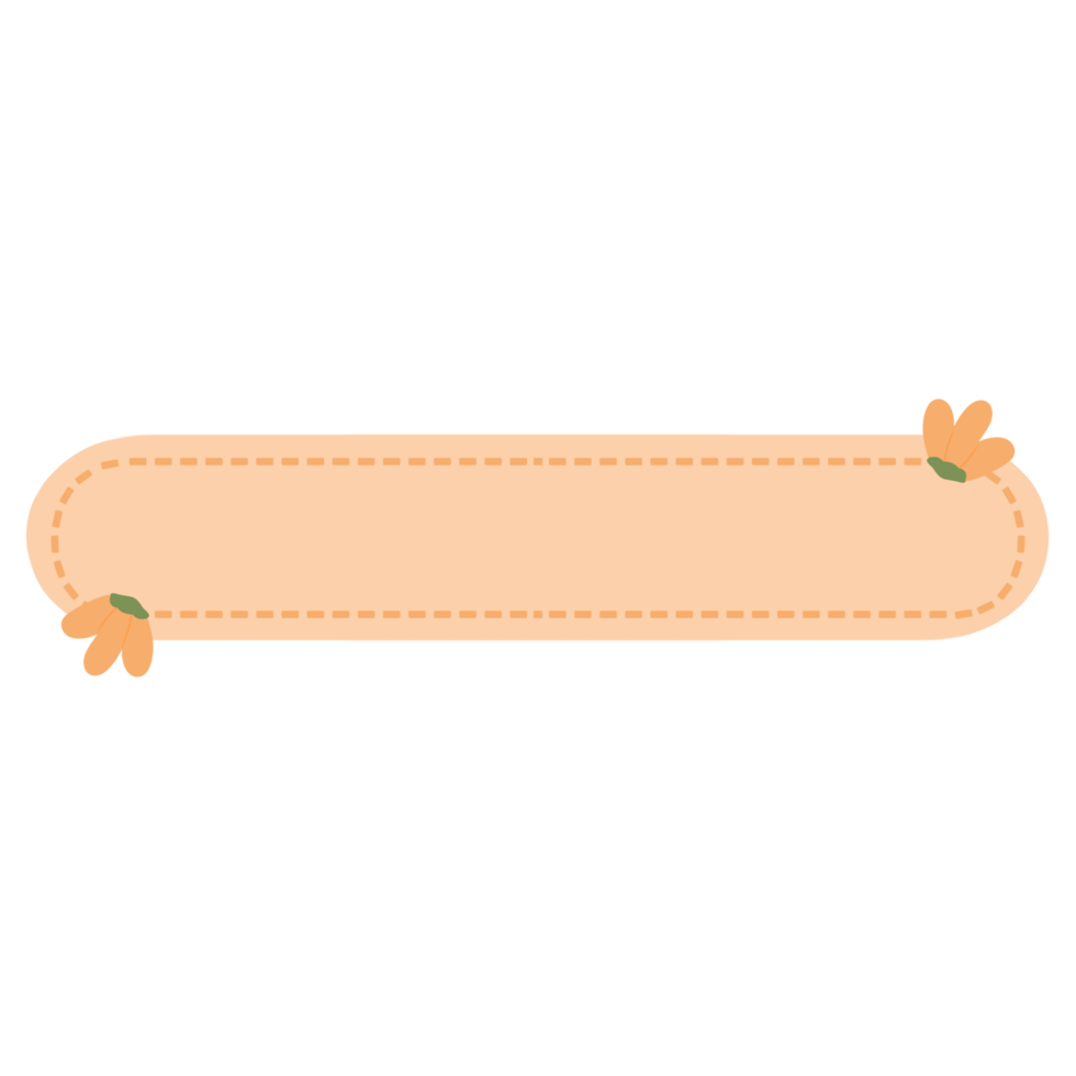 Cute Cream Text Label 55105552 Png
