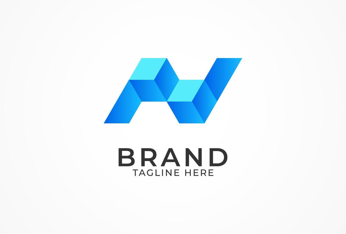 Letter N Cube Logo design inspiration 55122997 Vector Art at Vecteezy