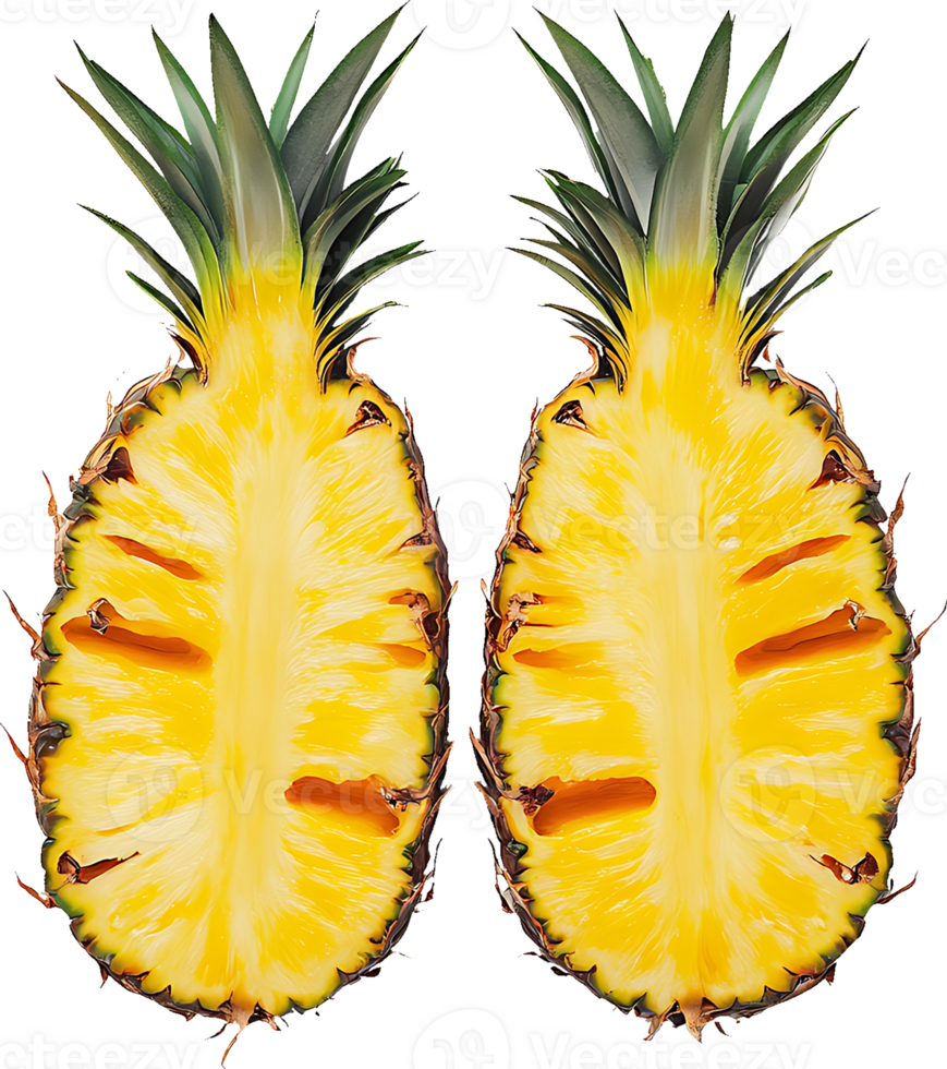 Pineapple Halved Transparent Background 55130678 PNG