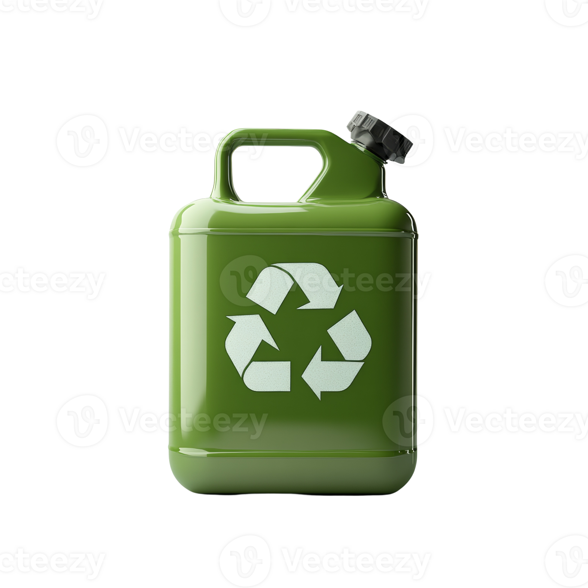 Green Recycled Fuel Container Shows Environmental Responsibility 55130761 PNG