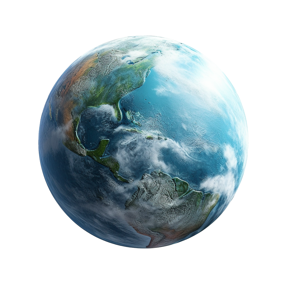 tierra globo planeta ver norte America sur America Oceano nubes, 55132068 PNG