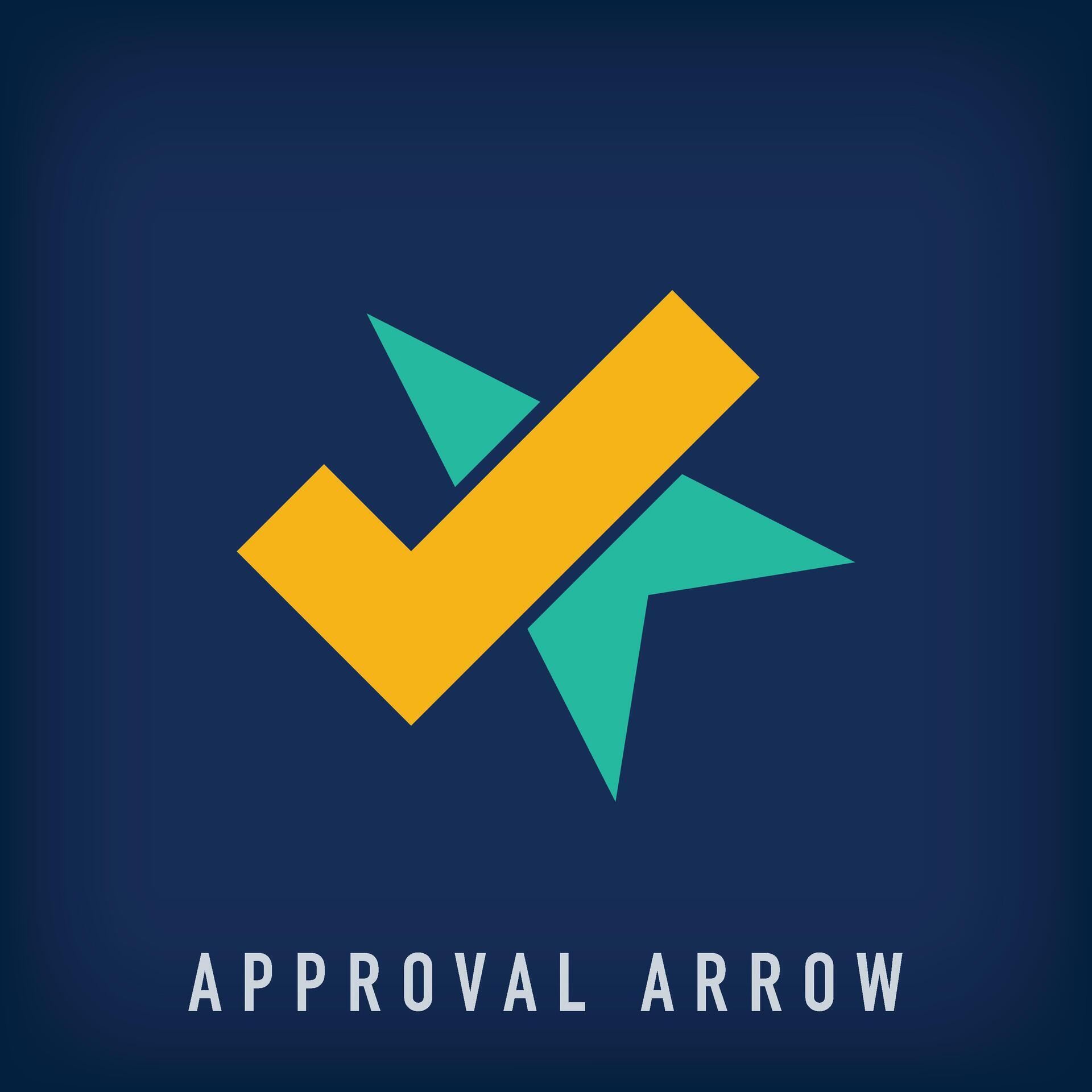 Simple tick mark and direction logo. Progress compass corporate logo template. 55133949 Vector ...