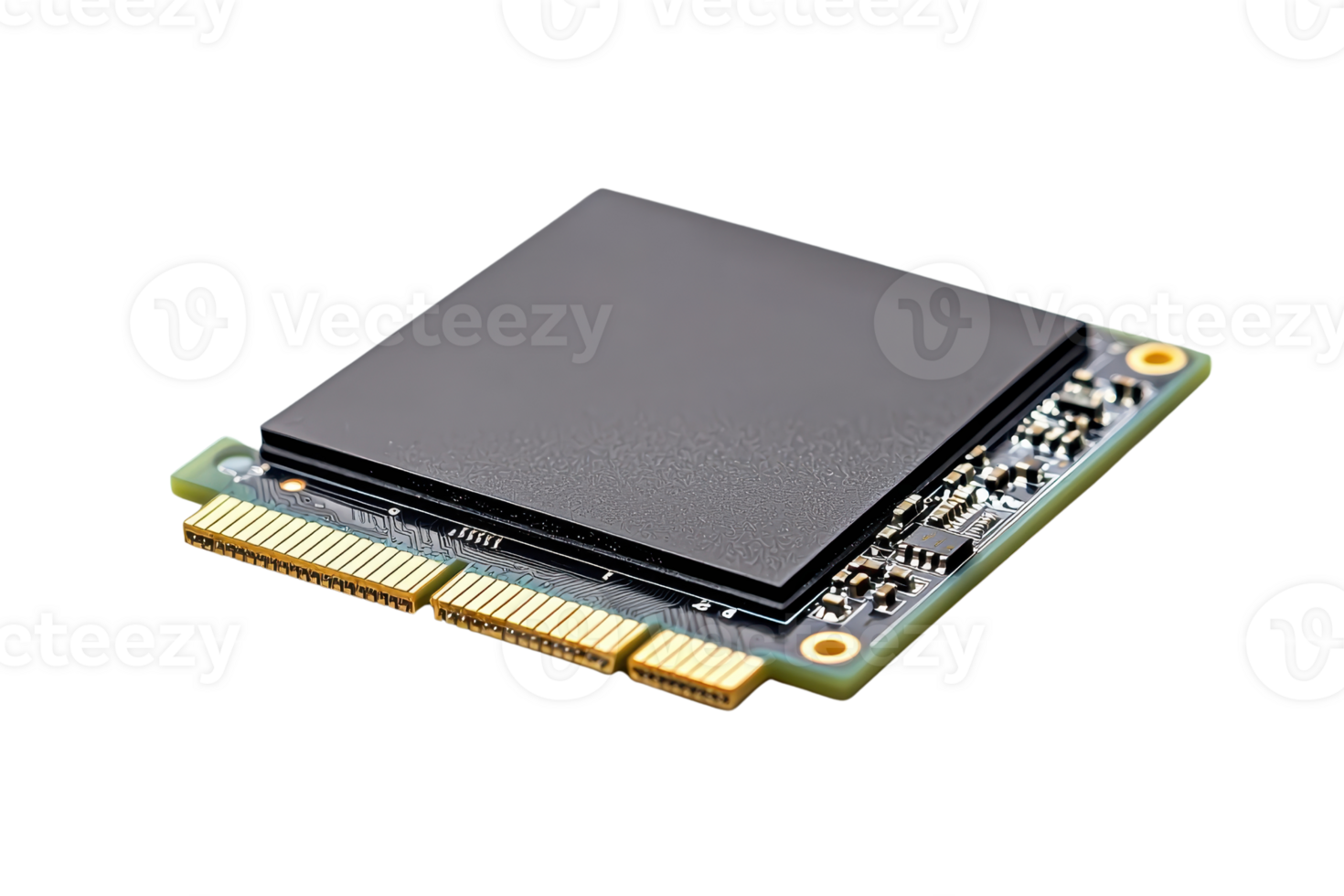 High Performance Microchip For Computer Hardware Featuring Intricate Circuitry And A Modern