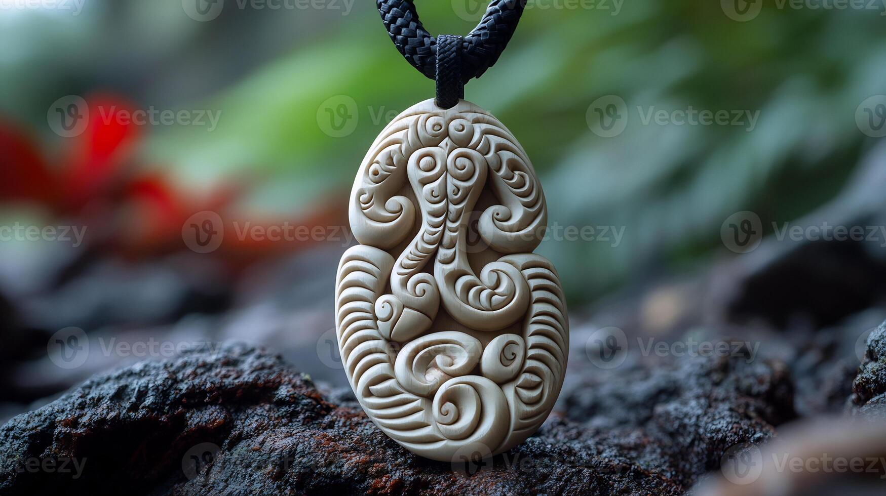 Stunning 'Maori' bone carving pendant featuring traditional designs motifs worn by women in New ...