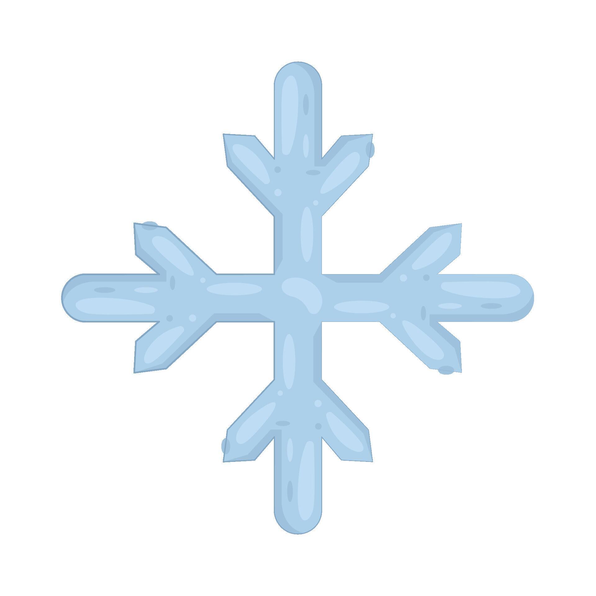 Illustration of blue Snowflake 55157088 Vector Art at Vecteezy