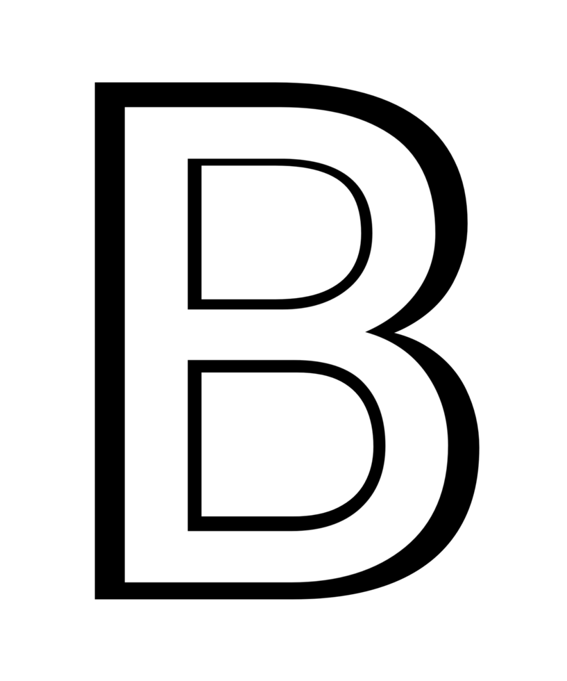 Capital Letter B