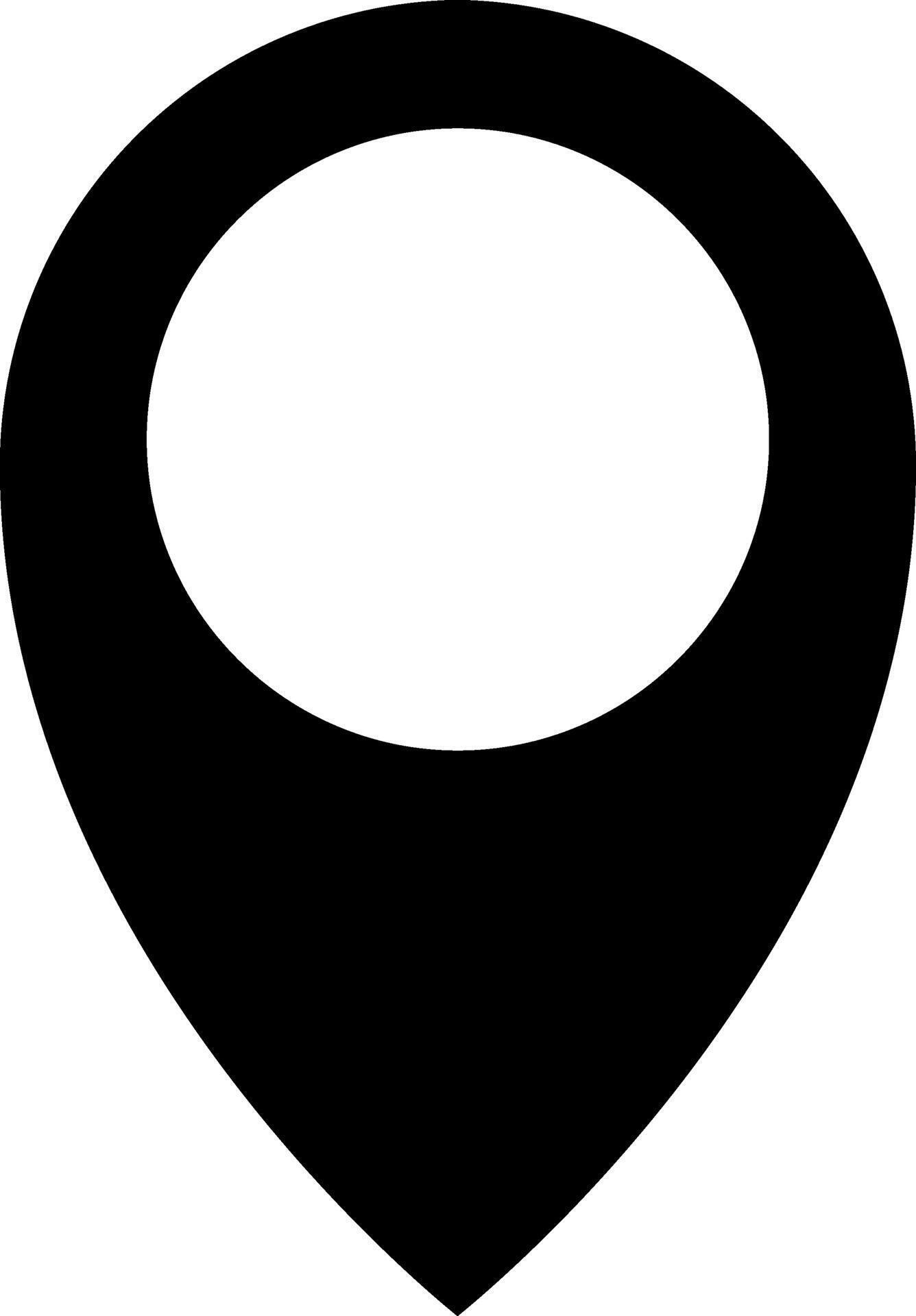 Map pointer icon GPS location stencil 55164708 Vector Art at Vecteezy