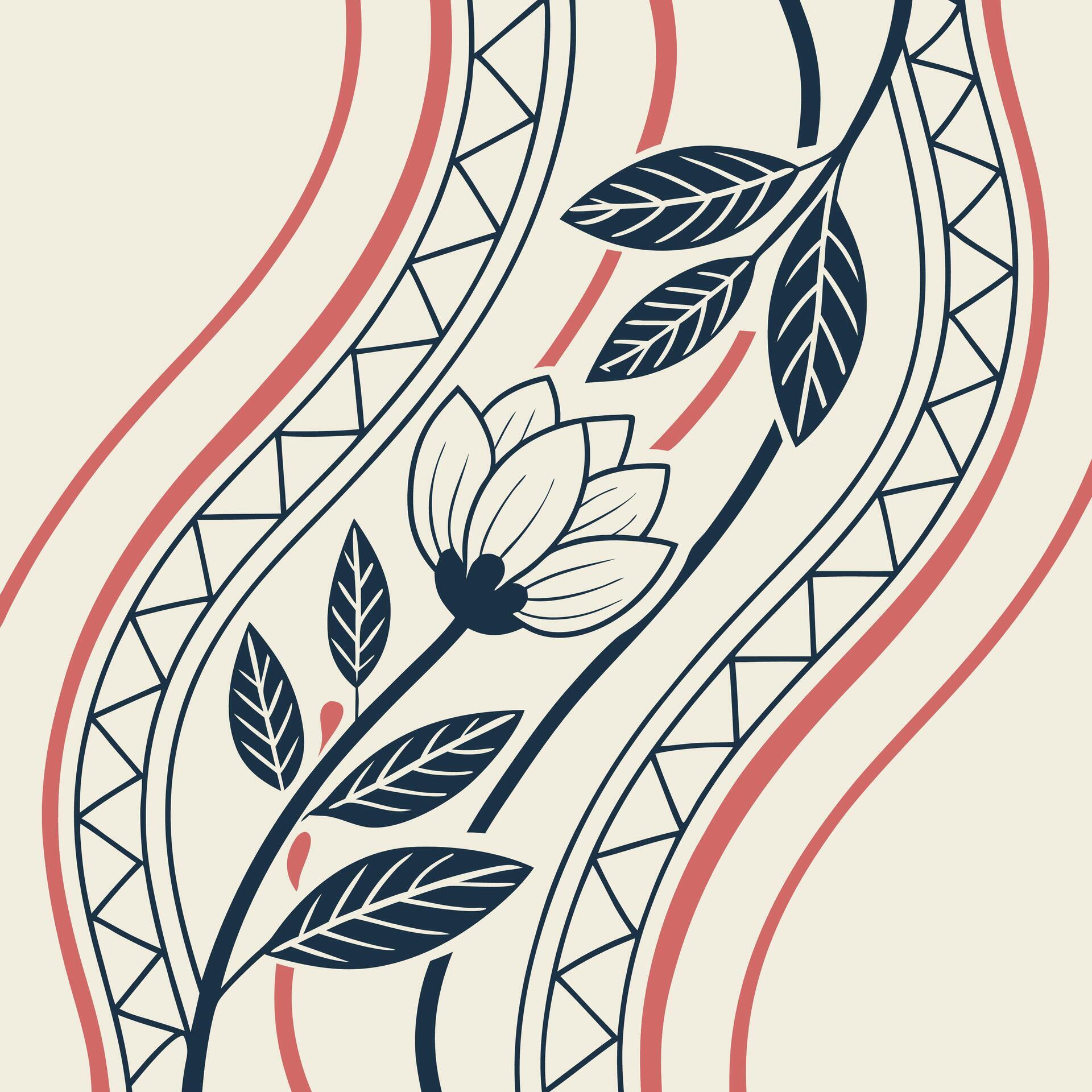 Graphic Line Pattern Texture For Textile Design And Creative Projects
