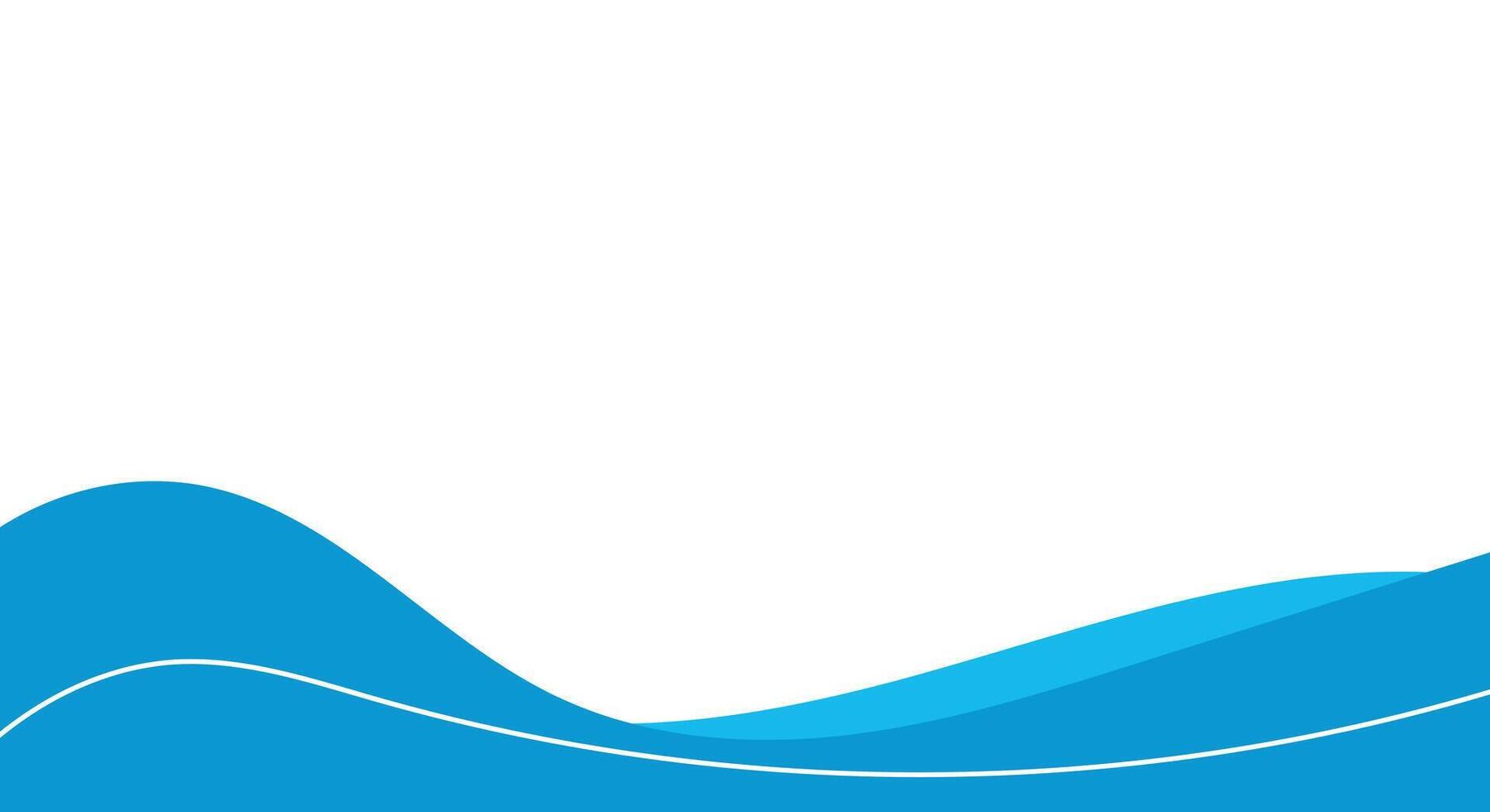 abstract blue wave curve background design template 55184352 Vector Art ...