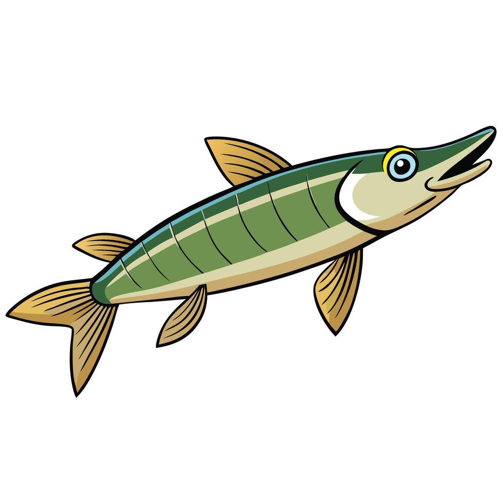 Pike Fish Icon Design 55193482 Vector Art at Vecteezy