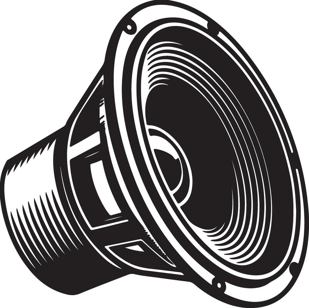 Sound Amplifier Speaker Coloring Page 55193641 Vector Art at Vecteezy