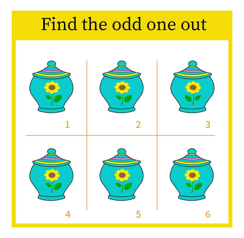 Find the odd one out. Logic puzzle for children. Printable worksheet ...