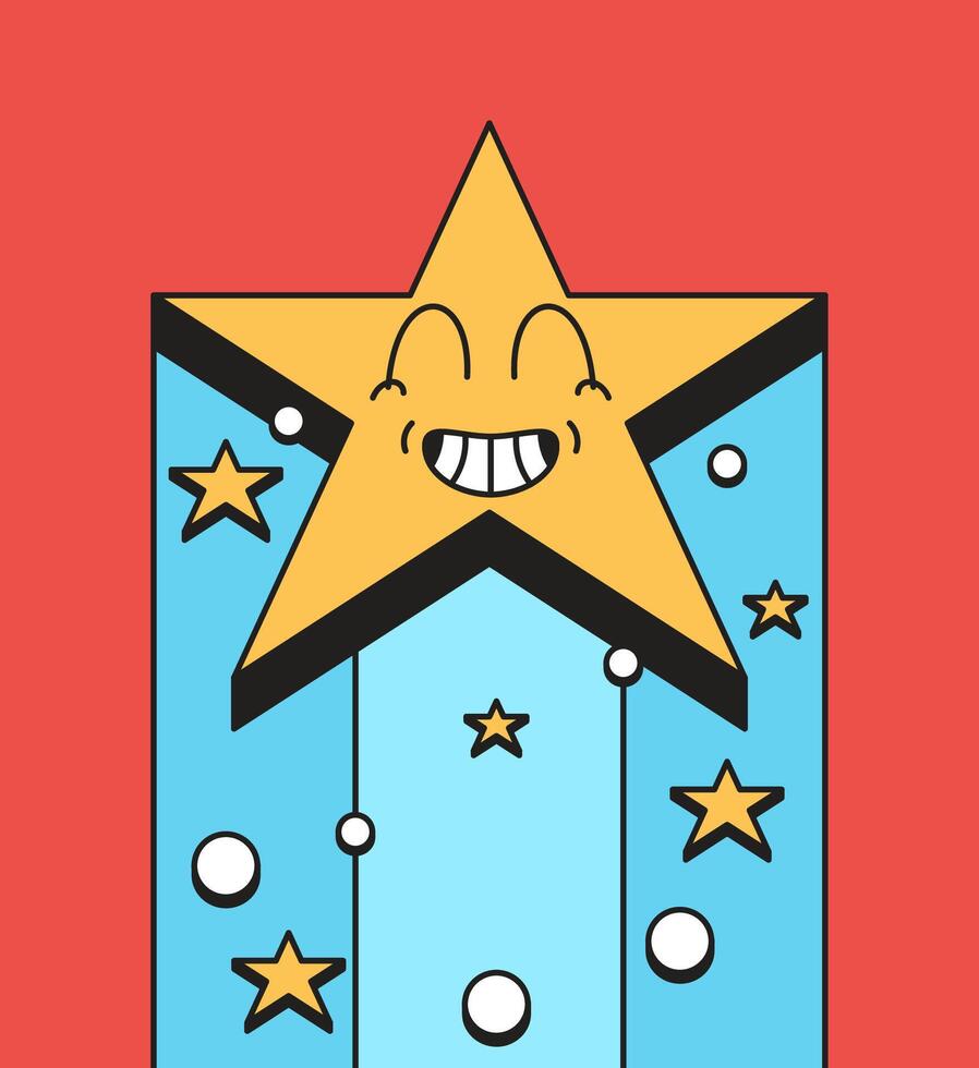 Smiling star cartoon character design 55195759 Vector Art at Vecteezy Smiling star cartoon character design 55195759 Vector Art at Vecteezy