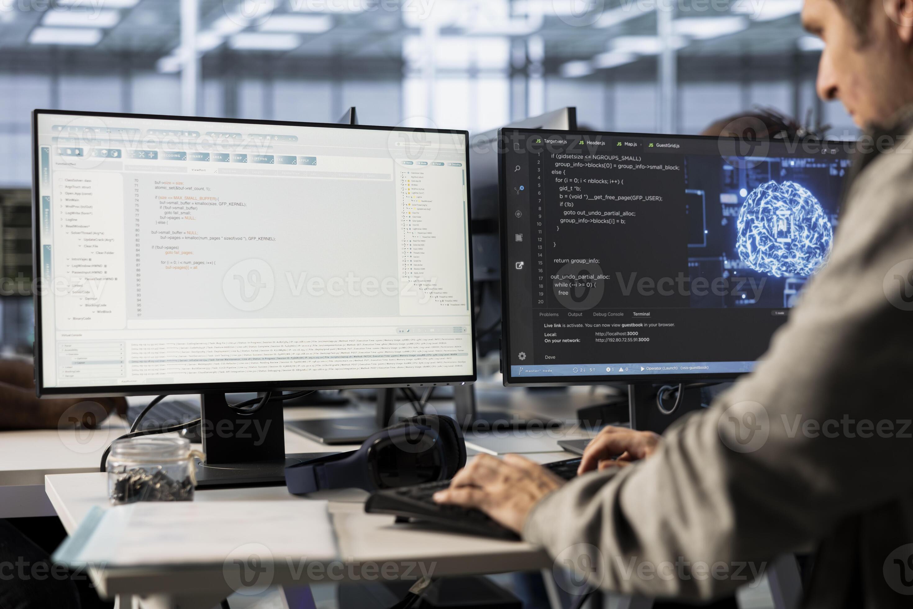 System administrator doing data center automation using AI and machine learning tools. IT ...