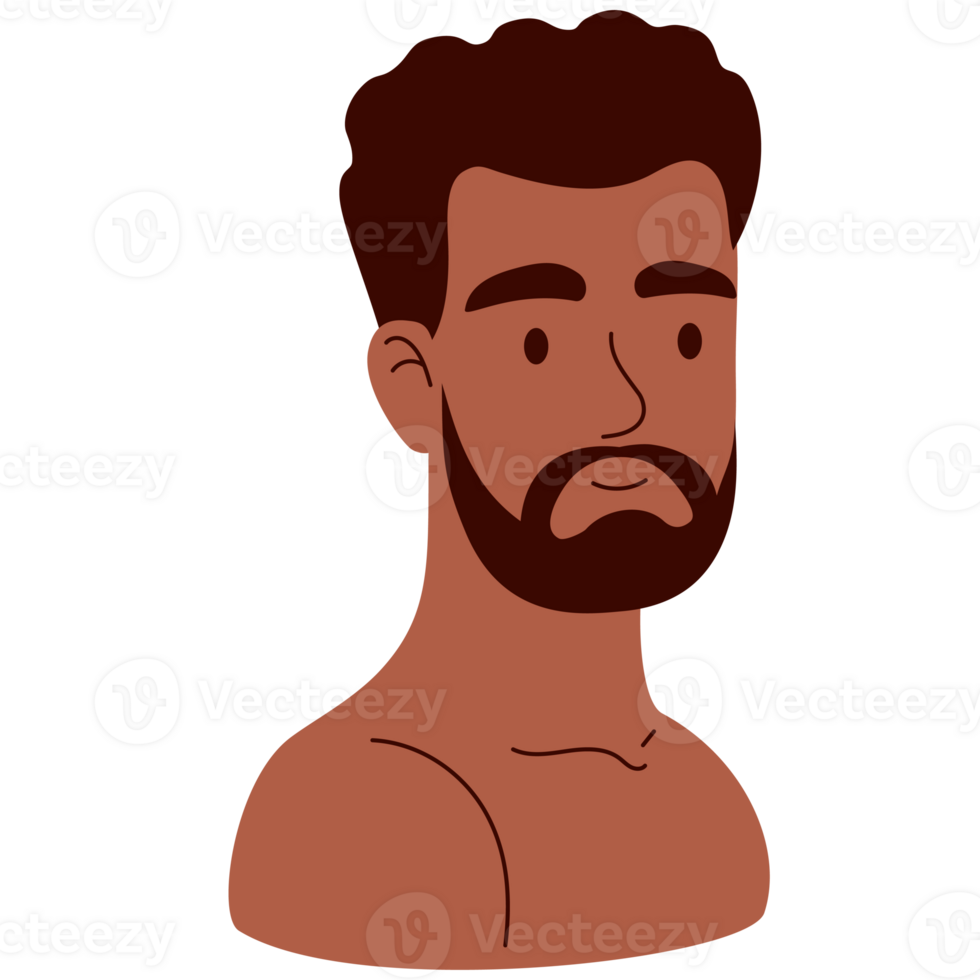 African American bearded Man 55207654 PNG African American bearded Man 55207654 PNG