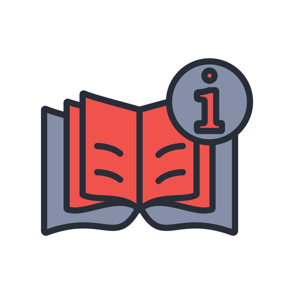 Instruction icon. .Editable stroke.linear style sign for use web design ...