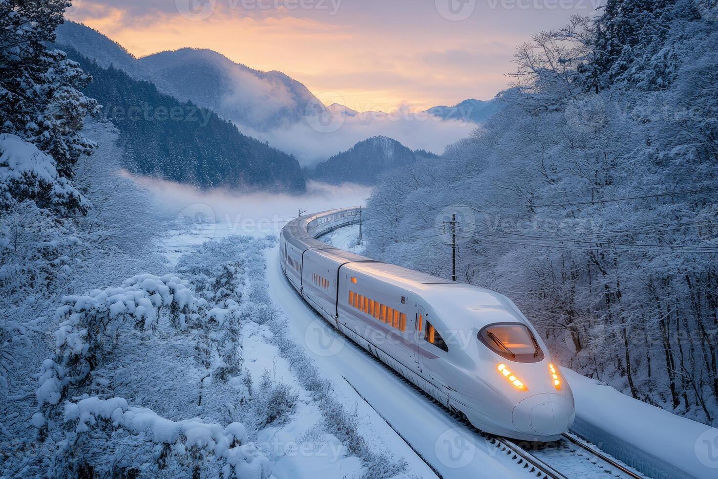 Bullet Train Journey Stock Photos, Images and Backgrounds for Free Download