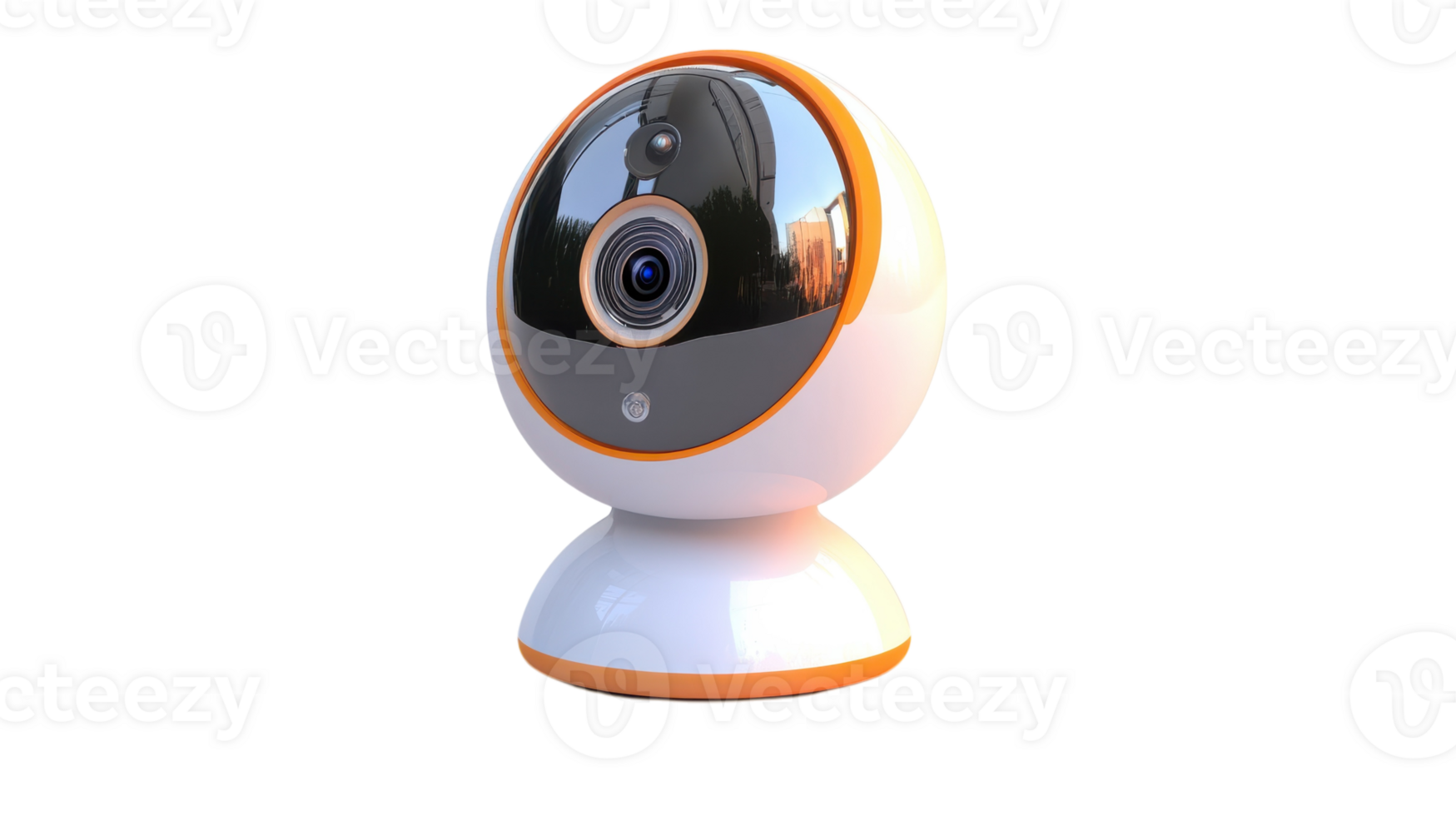 Modern security camera designed for indoor use, showcasing innovative ... Modern security camera designed for indoor use, showcasing innovative ...
