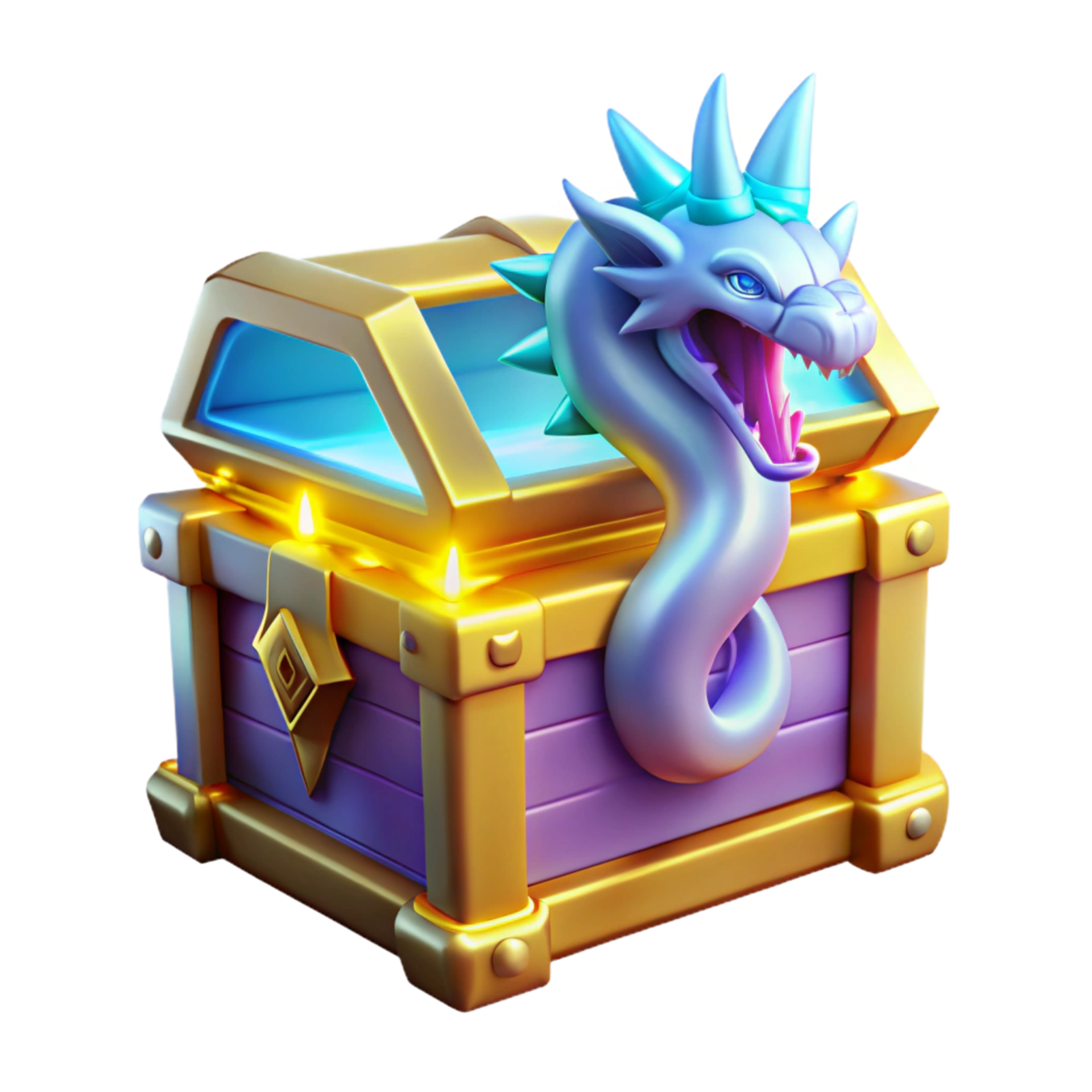 Mystic Dragon Treasure Chest 55241054 PNG