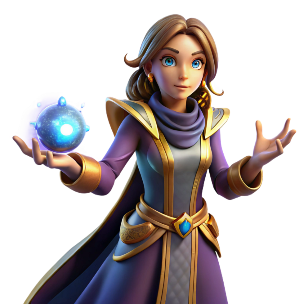 Fantasy Mage Magic Orb Spellcasting 55241079 PNG
