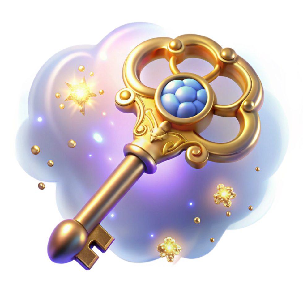 Golden Key Magical Cloud Unlock 55241285 PNG Golden Key Magical Cloud Unlock 55241285 PNG
