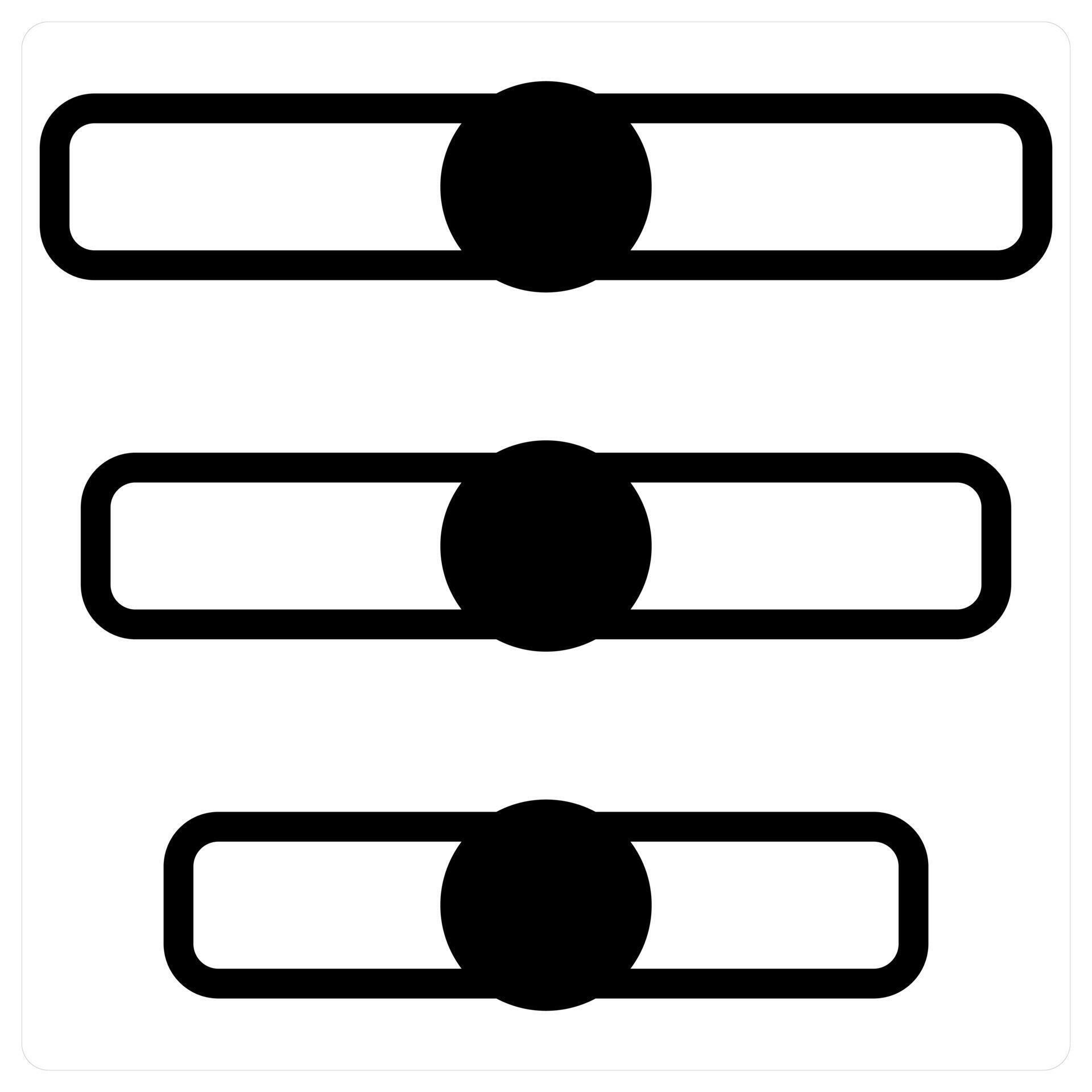 Menu Bar Icon Concept In Black Duo Line Color 55319408 Vector Art At Vecteezy